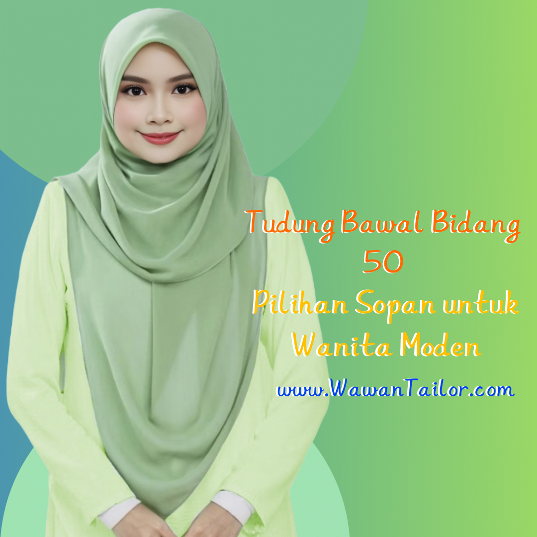 Tudung Bawal Bidang 50, Pilihan Sopan untuk Wanita Moden - Wawan Tailor